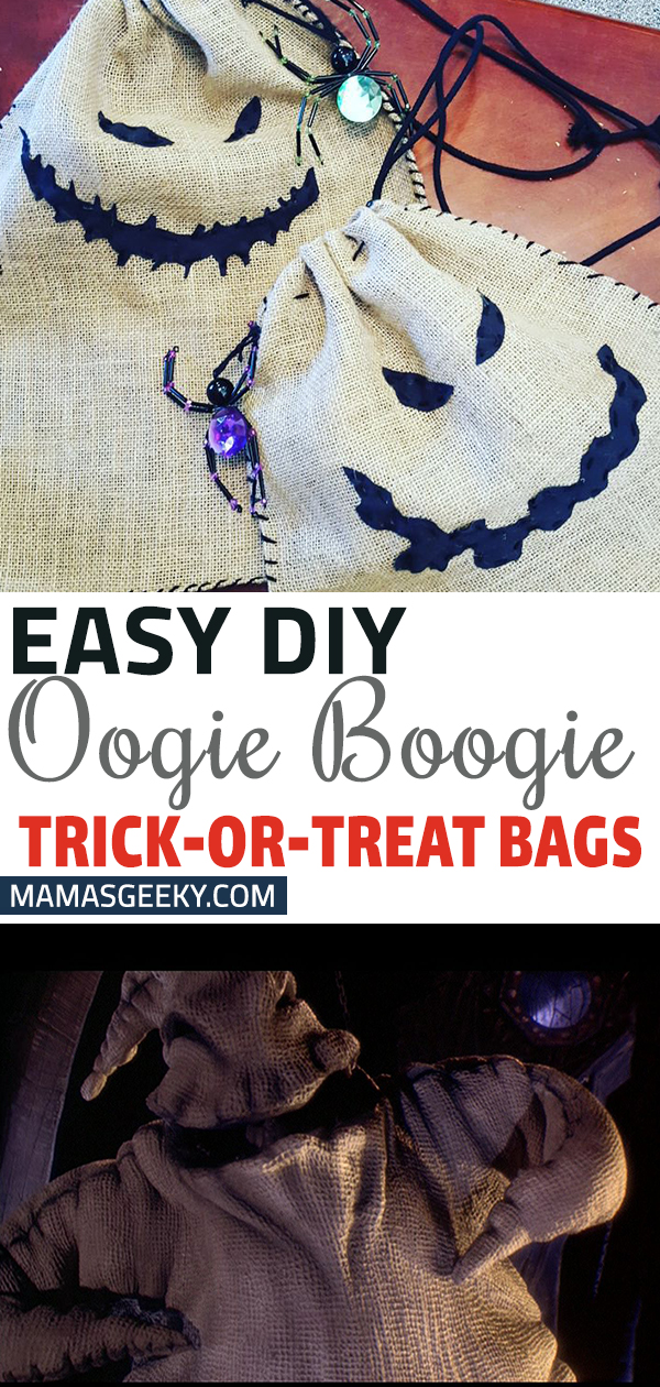 DIY Oogie Boogie Trick or Treat Bags Perfect For MNSSHP