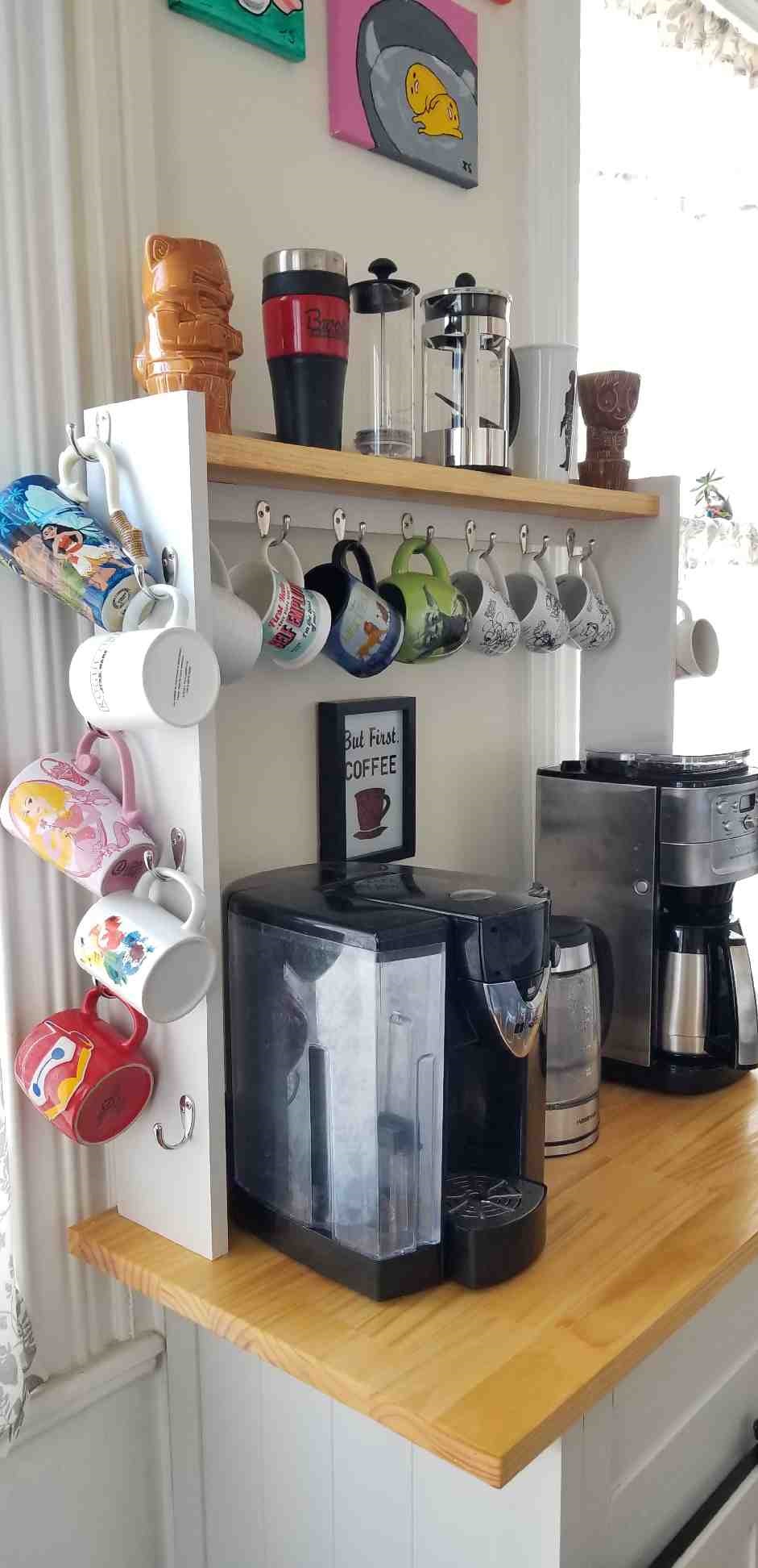 DIY: Four Easy Steps To Create Your Own Coffee Bar!