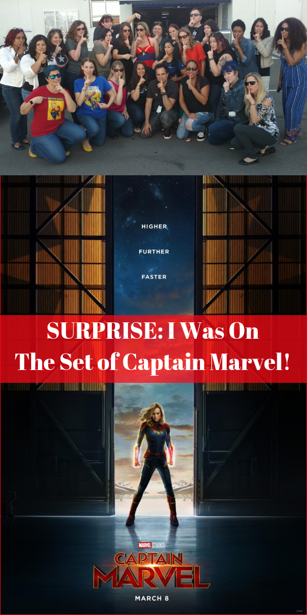 SURPRISE: I Was On The Set of Captain Marvel! | #CaptainMarvel