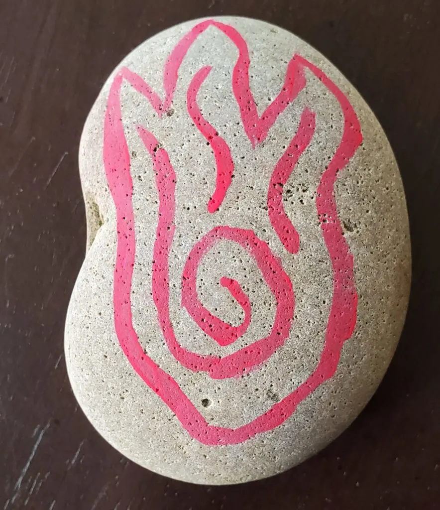 DIY Avatar: The Last Airbender Elemental Rock Painting