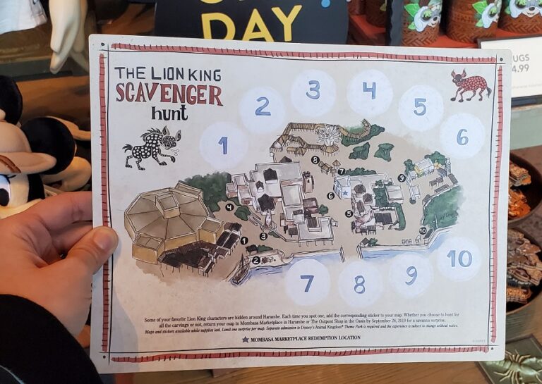 Animal Kingdom's The Lion King Scavenger Hunt: Where To Find Them All