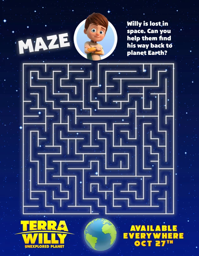 Terra Willy Review: An Out Of This World Kid's Movie (+ Activity Sheets)