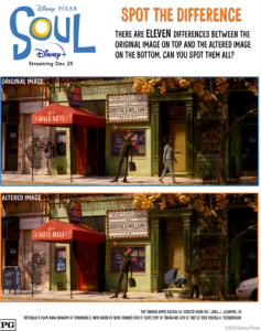 Disney Pixar's Soul Free Printable Activity Sheets