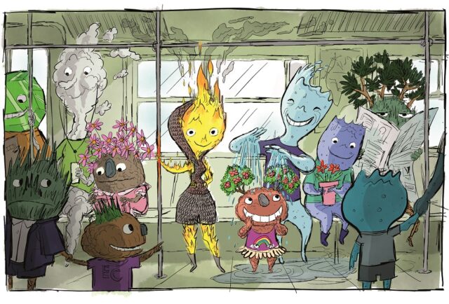 Designing Element City & Its Residents For Pixar's Elemental