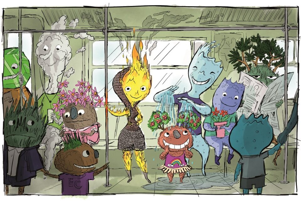 Designing Element City & Its Residents For Pixar's Elemental
