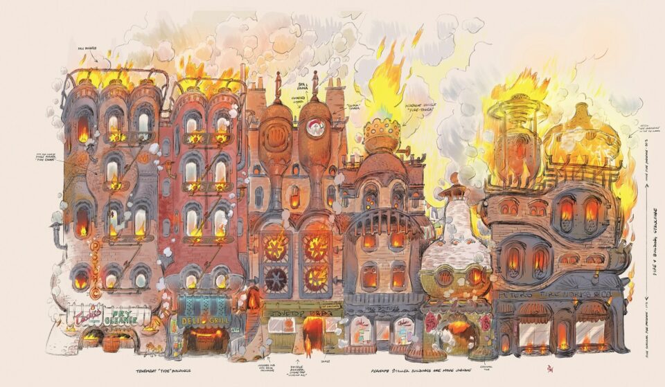 Designing Element City & Its Residents For Pixar's Elemental