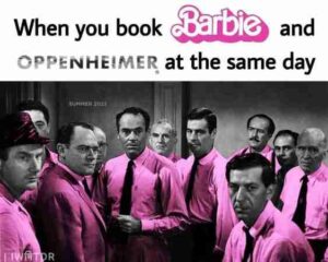 50+ Of The Funniest Barbenheimer Memes - Mama's Geeky