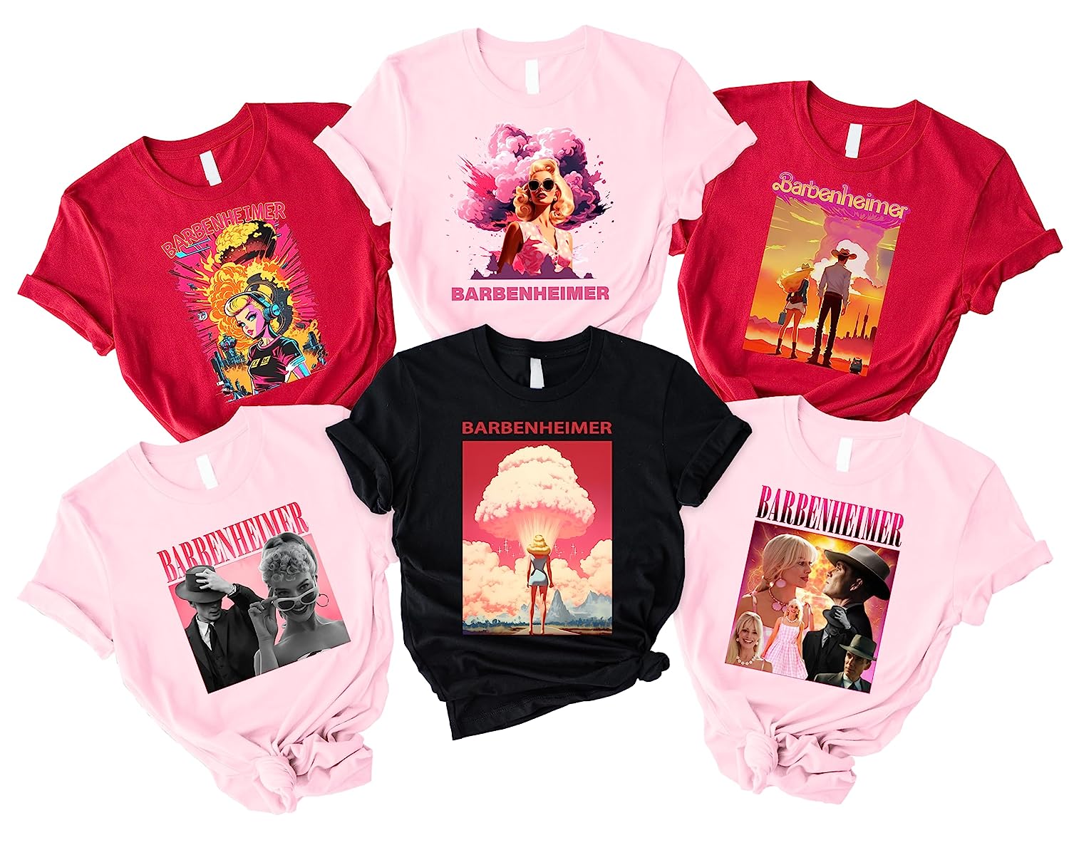 The Best Barbenheimer Shirts & Stickers