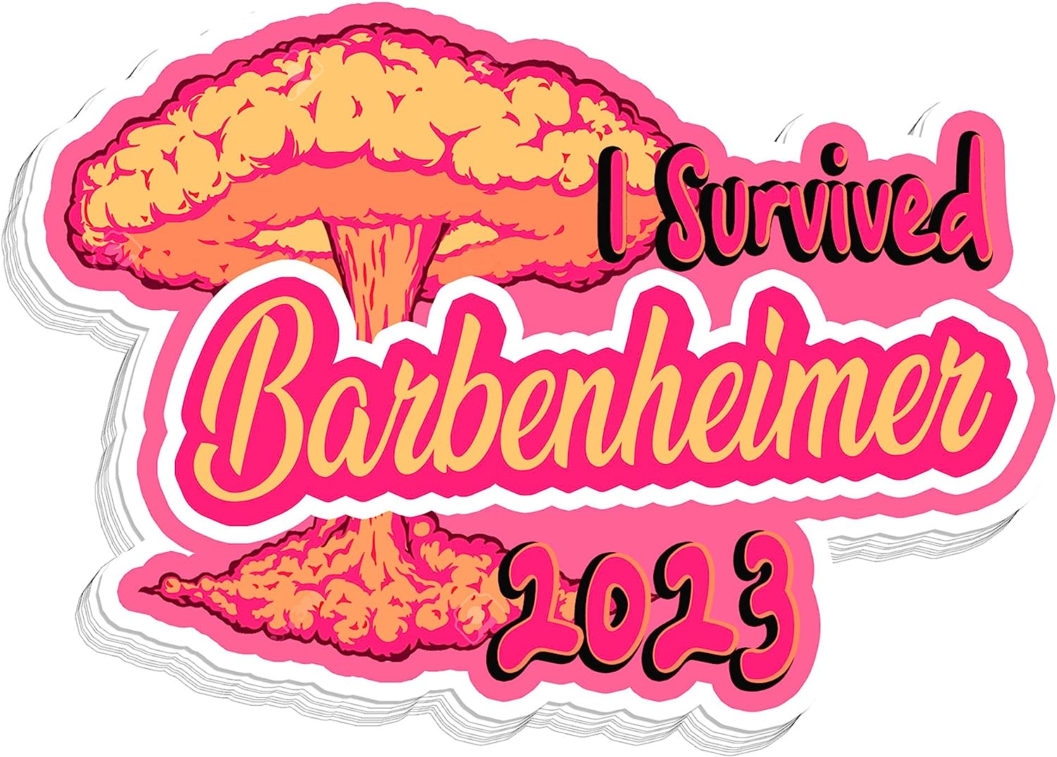 The Best Barbenheimer Shirts & Stickers
